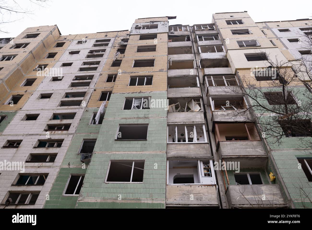 Russian Rocket attack on Sumy 17.11.2024 Stock Photo - Alamy