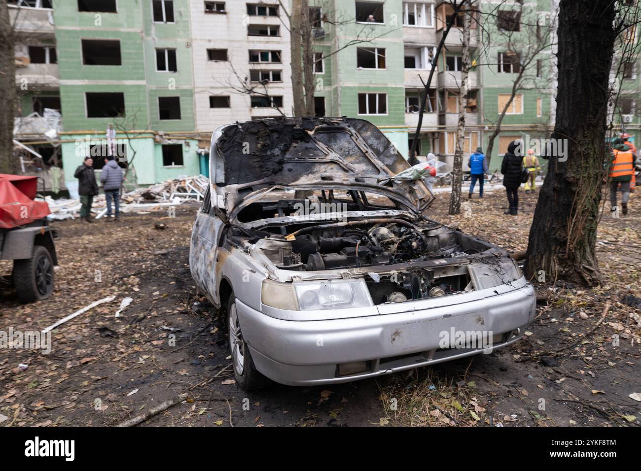 Russian Rocket attack on Sumy 17.11.2024 Stock Photo - Alamy