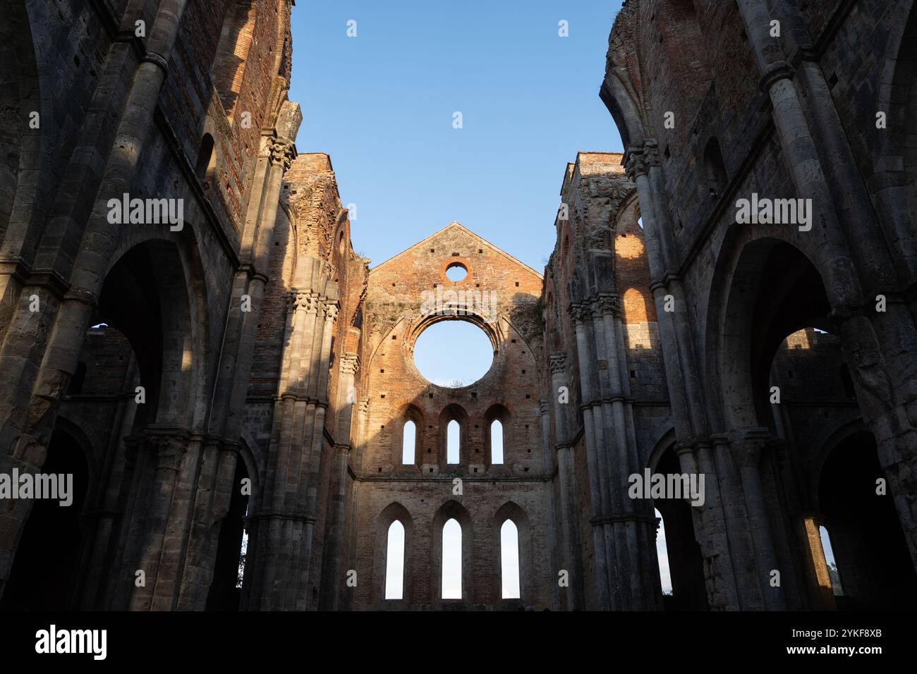 The captivating ruins of San Galgano Abbey showcase gothic architecture ...