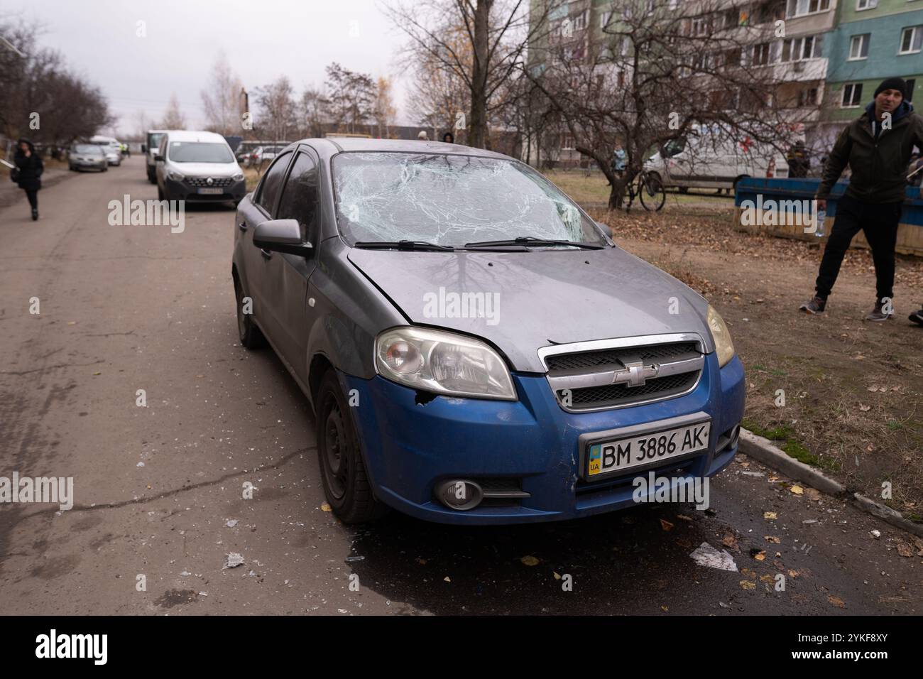 Russian Rocket attack on Sumy 17.11.2024 Stock Photo - Alamy