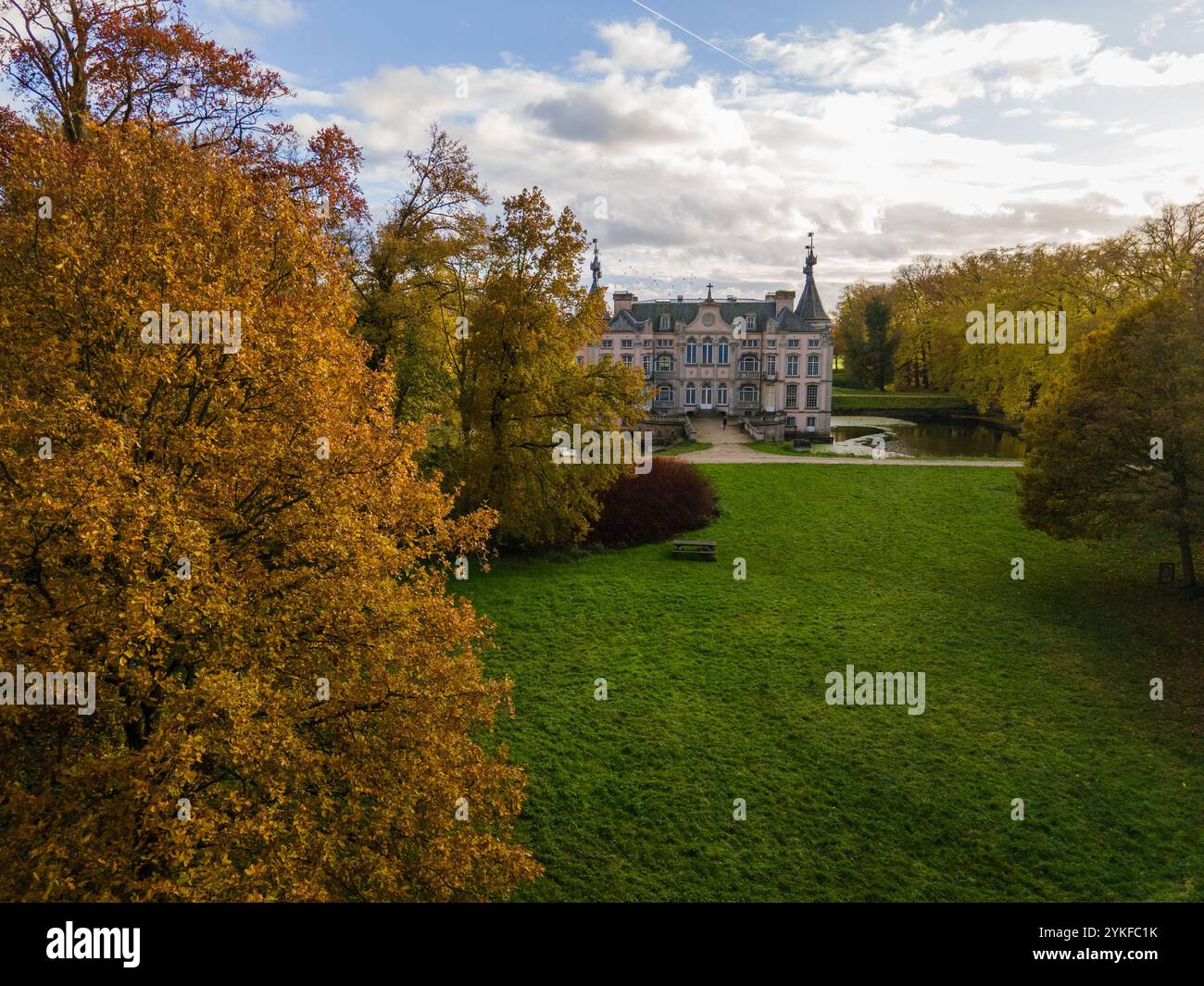 France old castle drone aerial hi-res stock photography and images - Alamy
