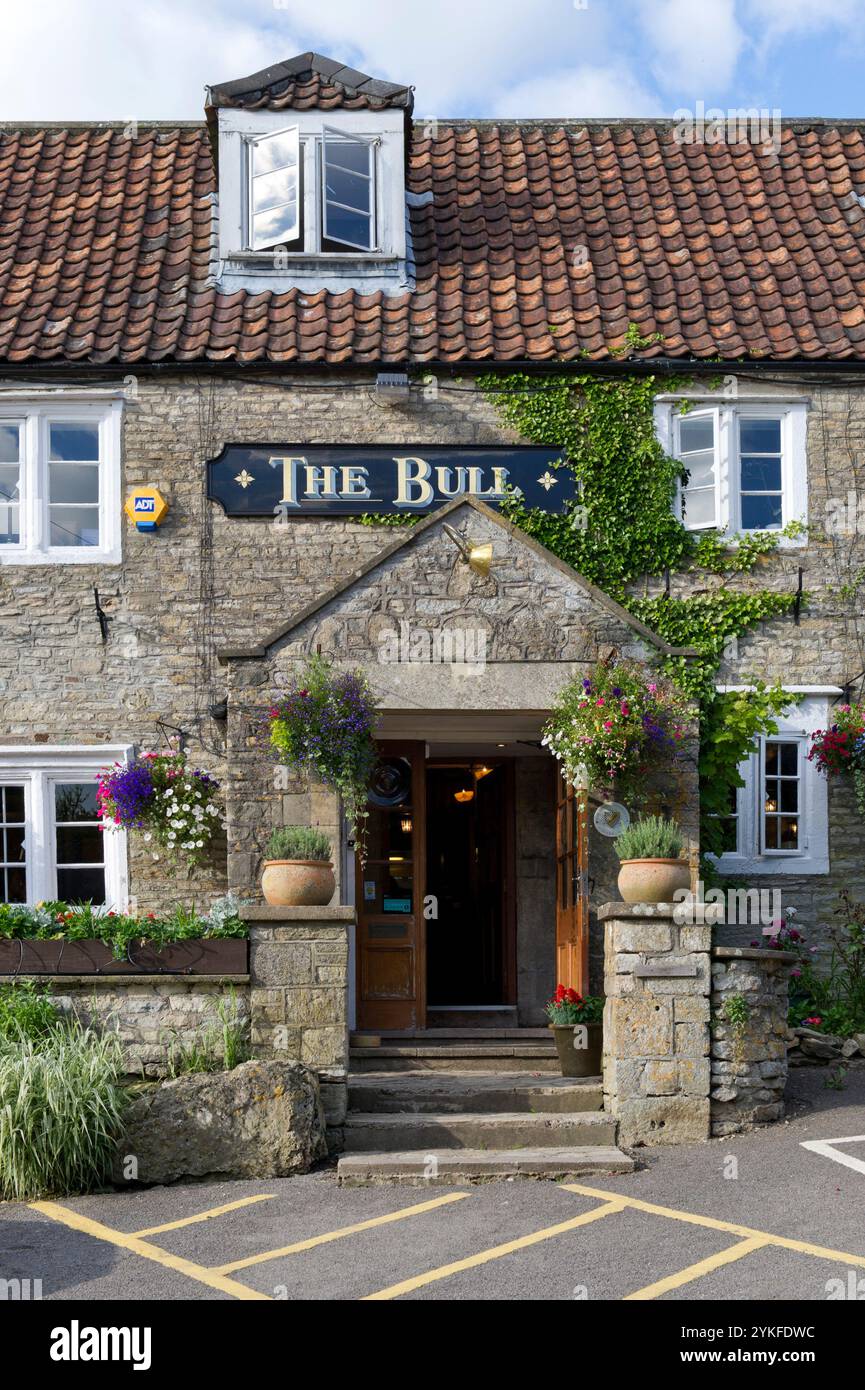 The Bull at Hinton, Gloucestershire Stock Photo - Alamy