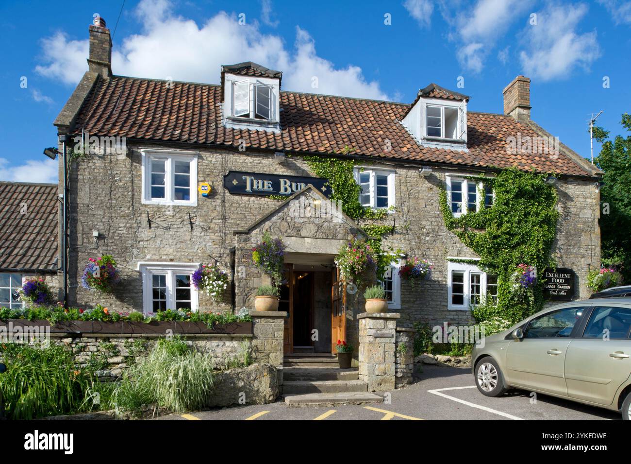 The Bull at Hinton, Gloucestershire Stock Photo - Alamy