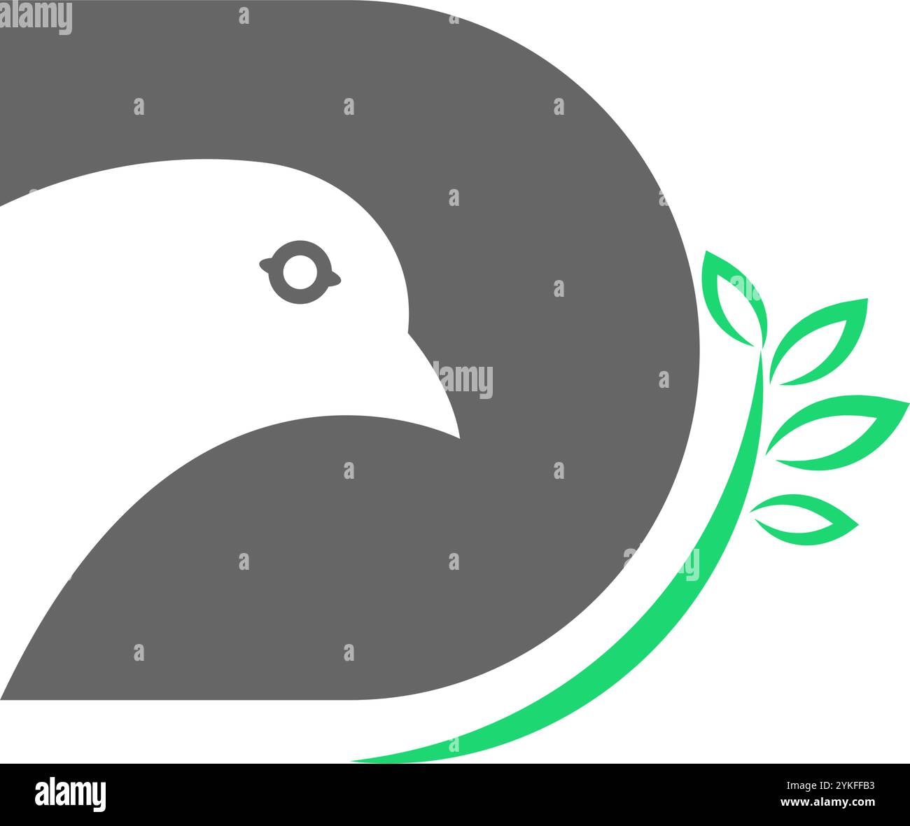 Pigeons logo icon design template Stock Vector Image & Art - Alamy