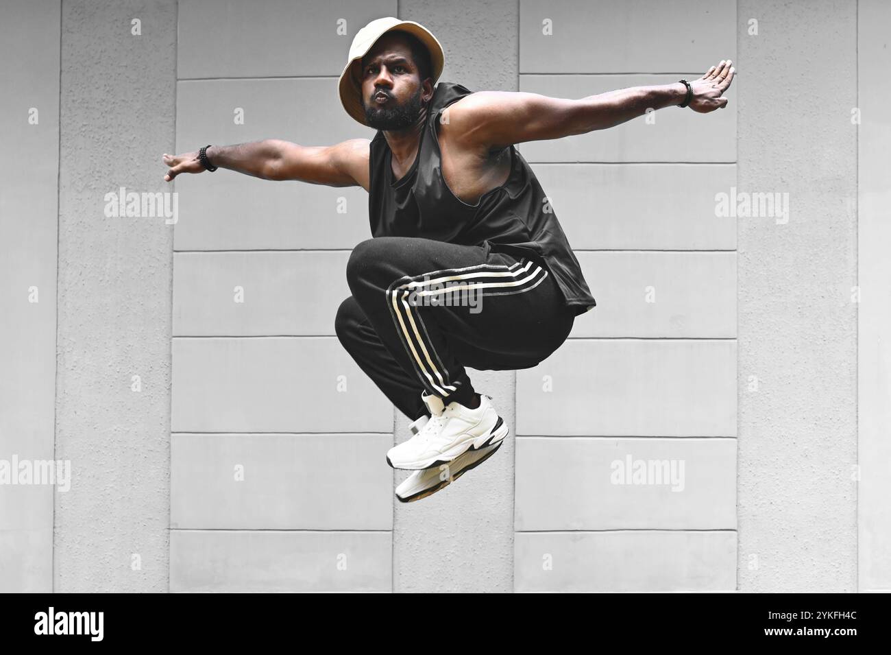 Hip Hop Dancer Doing Tricks Stock Photo - Alamy