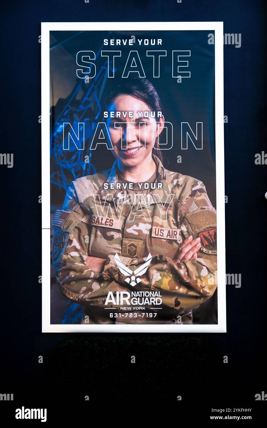 A poster in the Tanger Outlet Mall in Deer Park, Long Island urging ...