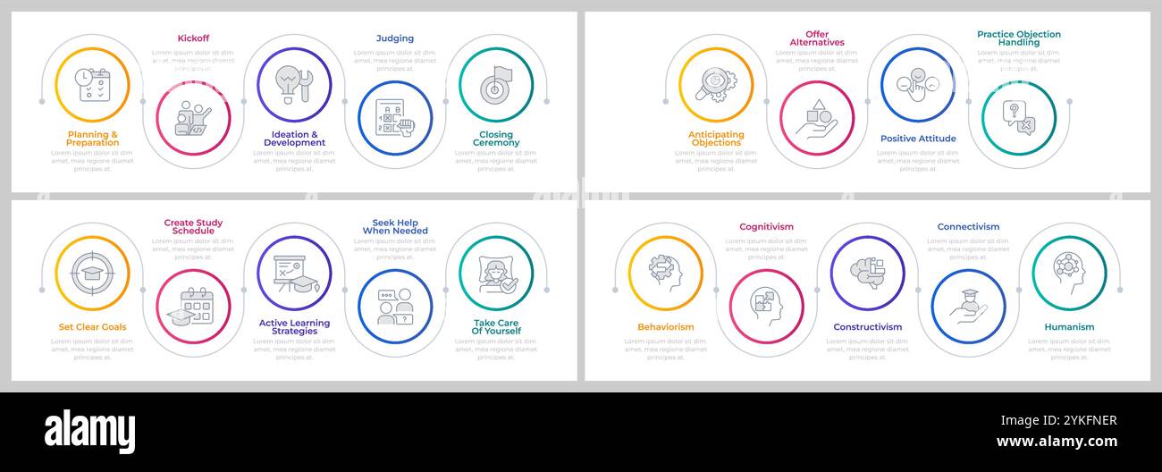 Learning strategies Stock Vector Images - Alamy