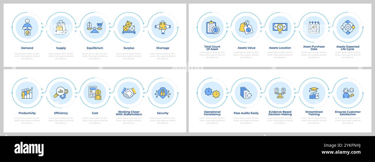 Market economy infographics set Stock Vector Image & Art - Alamy