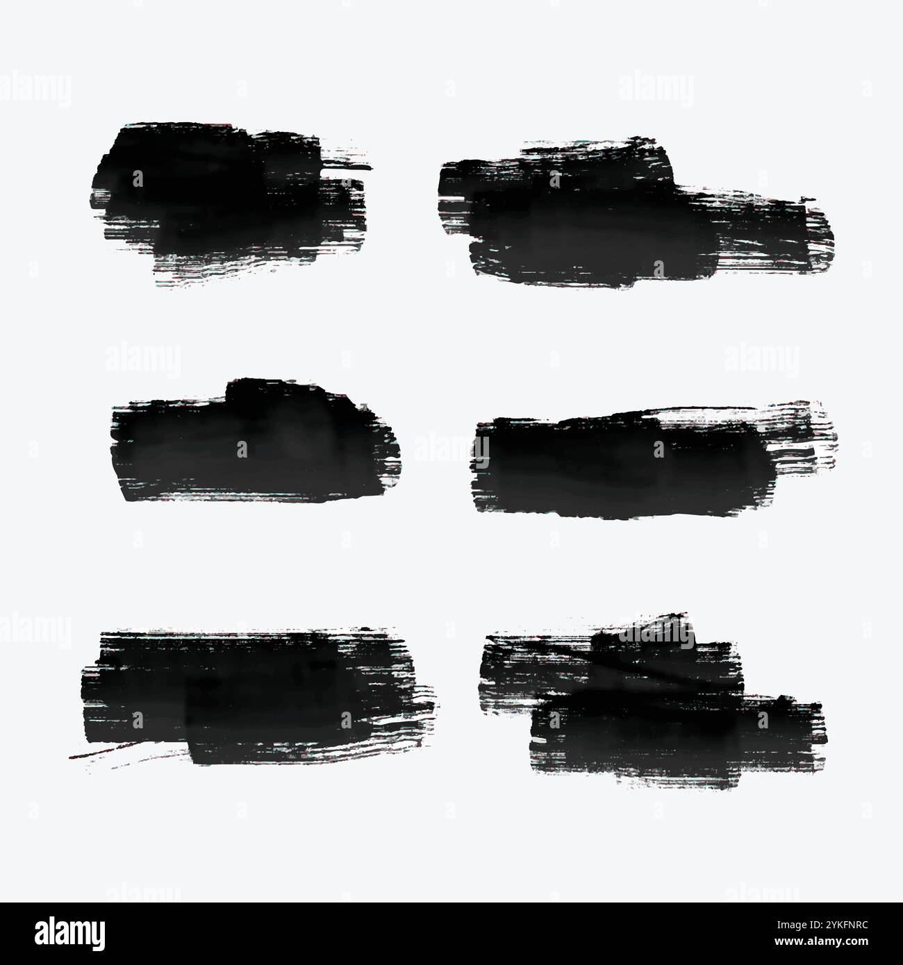 Paint stroke set hi-res stock photography and images - Alamy