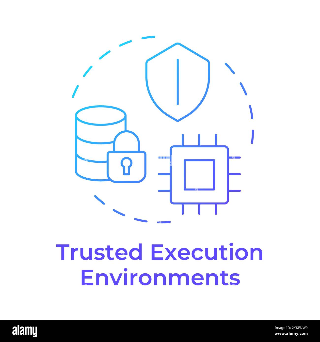 Secure computing environment Stock Vector Images - Alamy