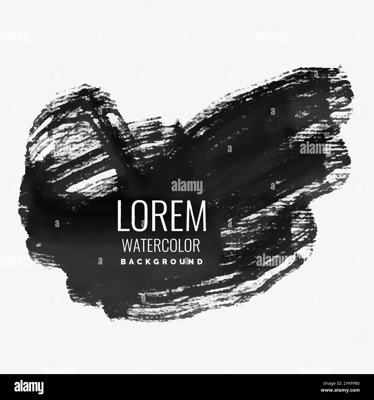 abstract black watercolor black paint Stock Vector Image & Art - Alamy