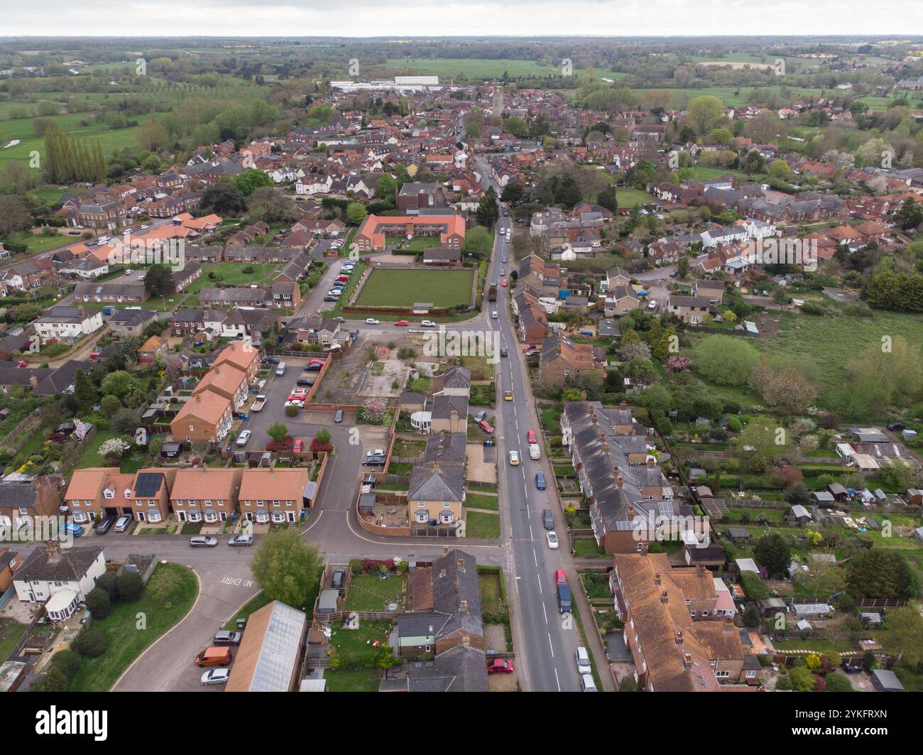 The town of Bungay in Suffolk, UK. 10.04.24 Stock Photo - Alamy