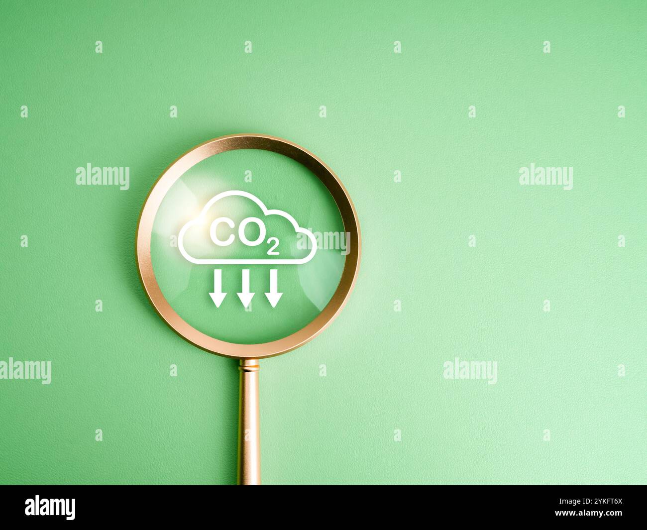 Environmental sustainability, Net zero carbon dioxide reduction concept ...