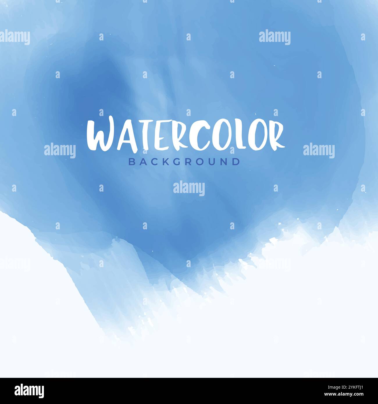 abstract blue watercolor background design Stock Vector Image & Art - Alamy