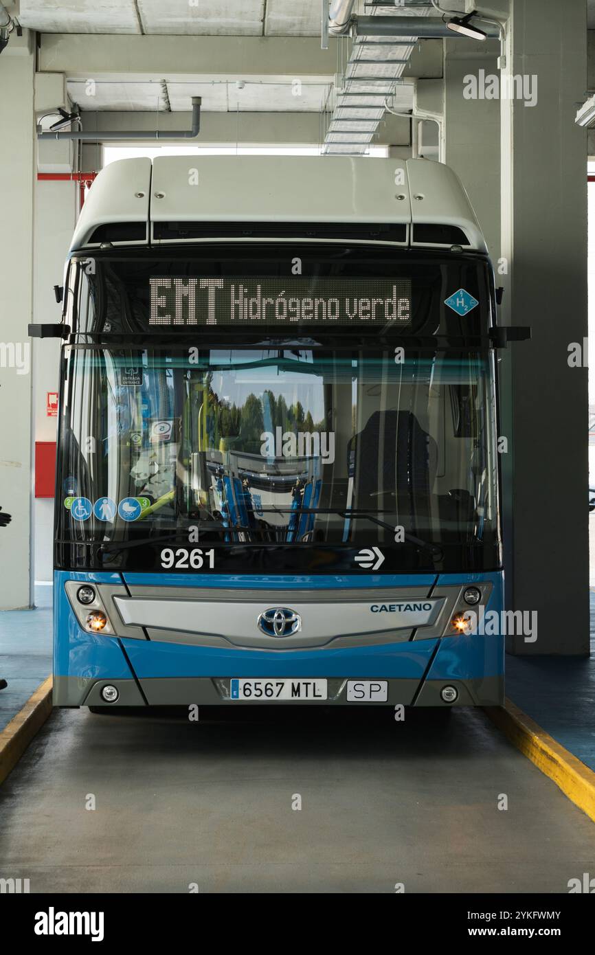 Madrid, Madrid, SPAIN. 18th Nov, 2024. New Green Hydrogen charging ...