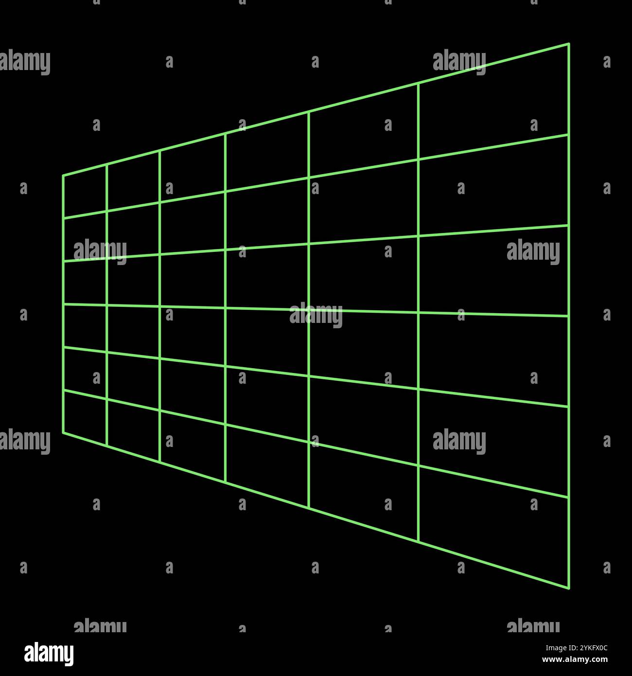 Y2K vector rave psychedelic futuristic object grid with illusion of ...