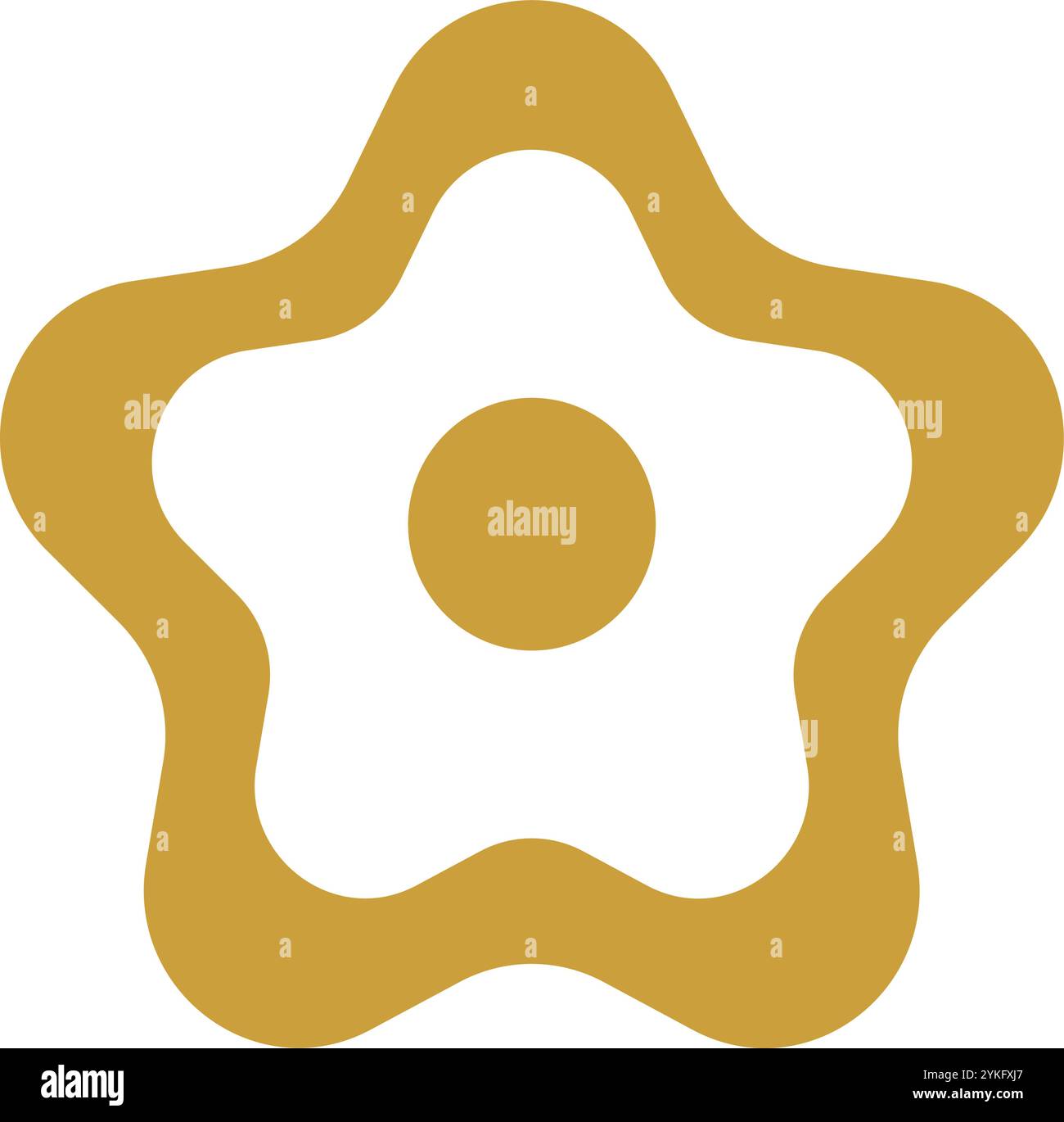 Golden flower precious sakura. Traditional sakura element for Japanese ...