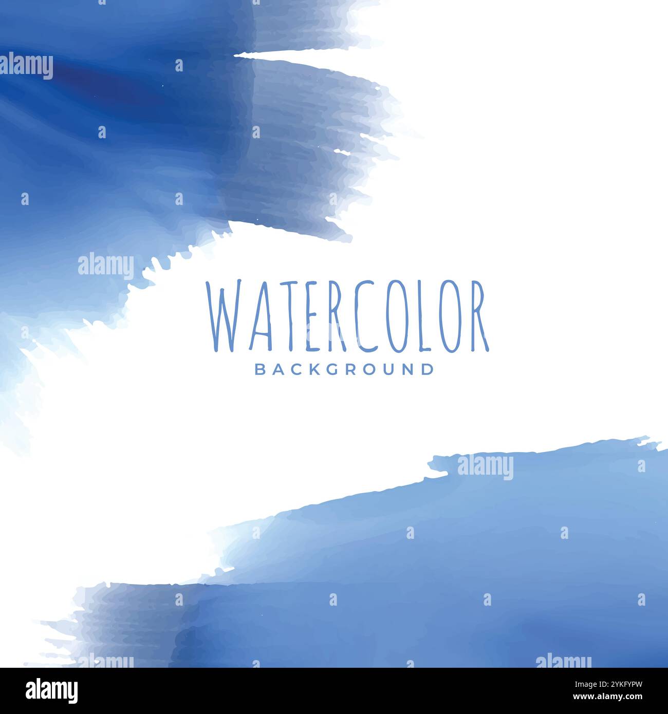 abstract blue watercolor texture background Stock Vector Image & Art ...