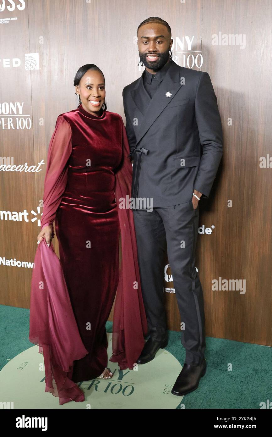 Los Angeles, USA. 17th Nov, 2024. Mother, Jaylen Brown attends the ...