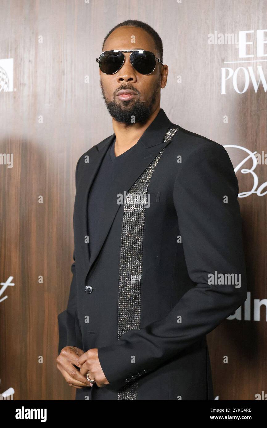 Los Angeles, USA. 17th Nov, 2024. RZA attends the arrivals of EBONY Power 100 Gala 2024 at Nya ...