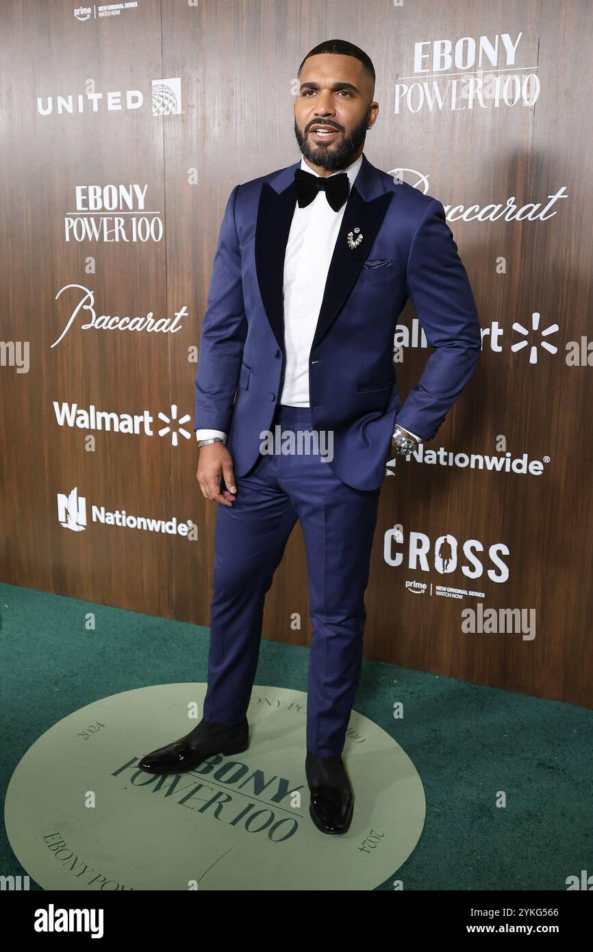 Los Angeles, USA. 17th Nov, 2024. Tyler Lepley attends the arrivals of ...