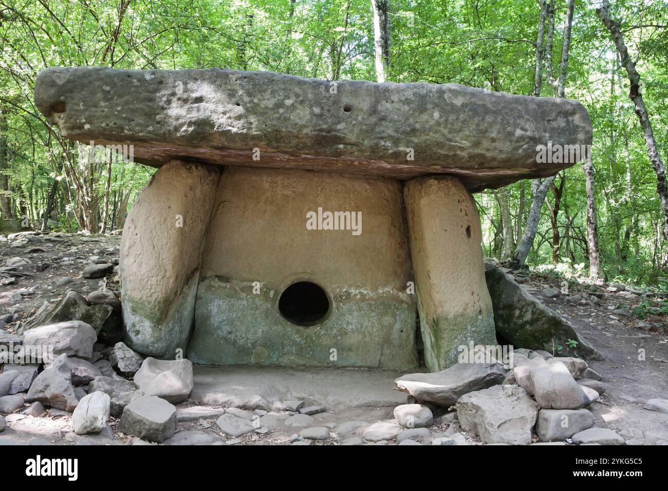 Dolmen. The north Caucasus. Russia Stock Photo - Alamy