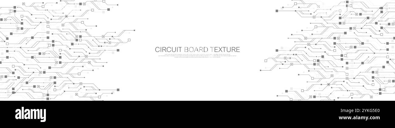 Artificial Intelligence with circuit electric line style. Digital ...