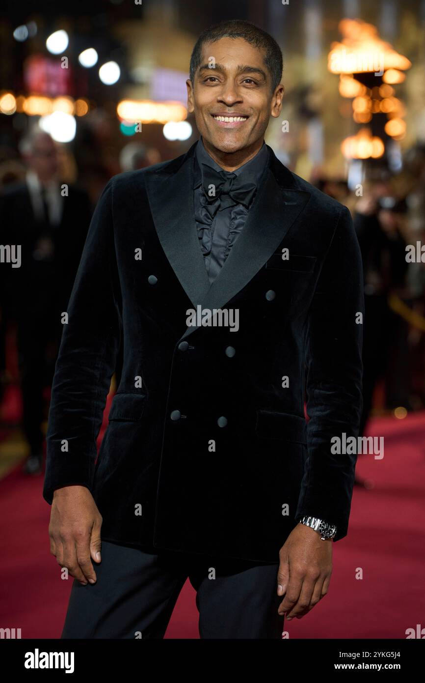 Alex Karim poses for photographers upon arrival at the premiere of the ...