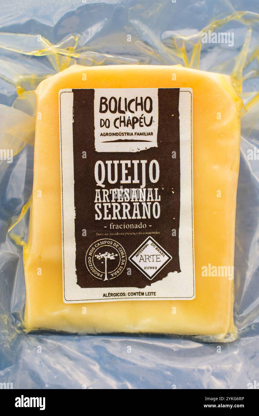 Sao Francisco de Paula, Brazil - November 12th 2024: Queijo serrano ...