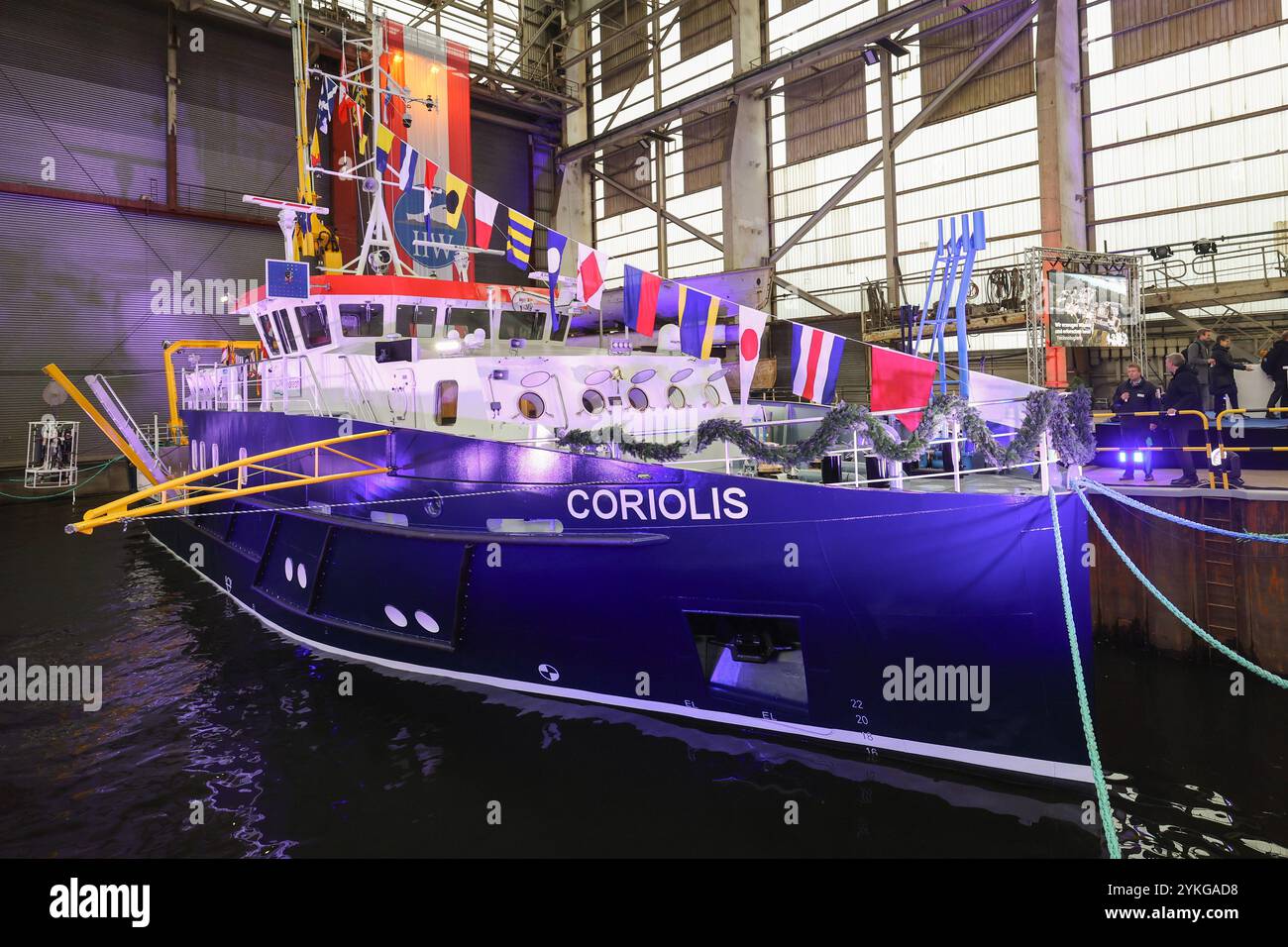 18 November 2024, Schleswig-Holstein, Lauenburg: The Helmholtz Center Hereon's new research ...