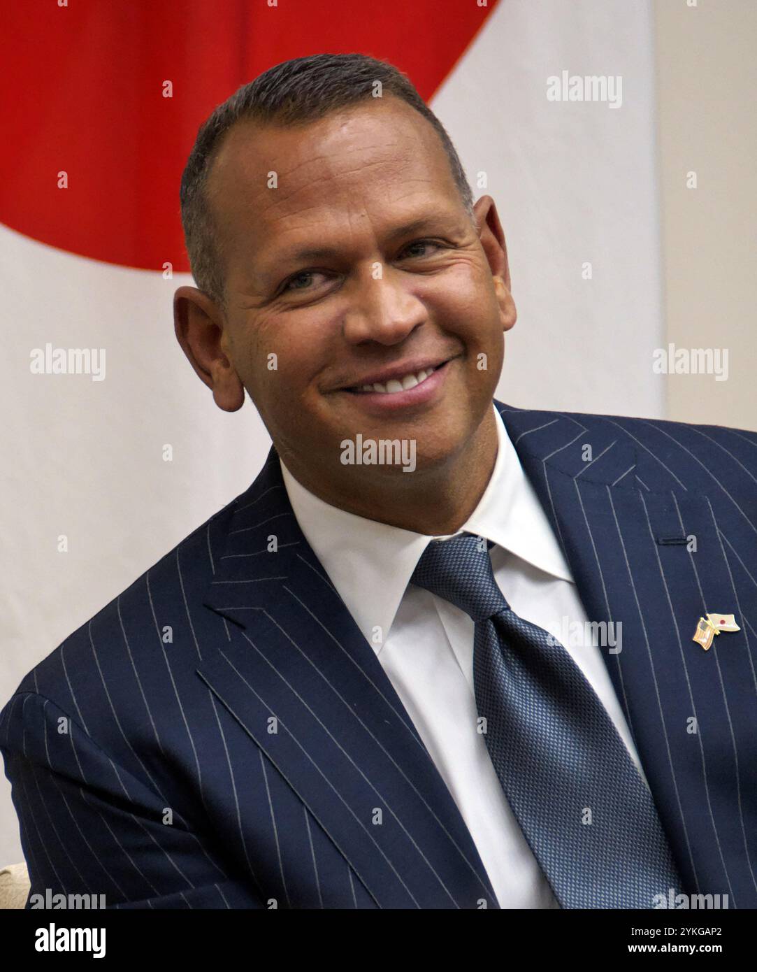 Tokyo, Japan. 18th Nov, 2024. New York Yankees legend Alex Rodriguez ...