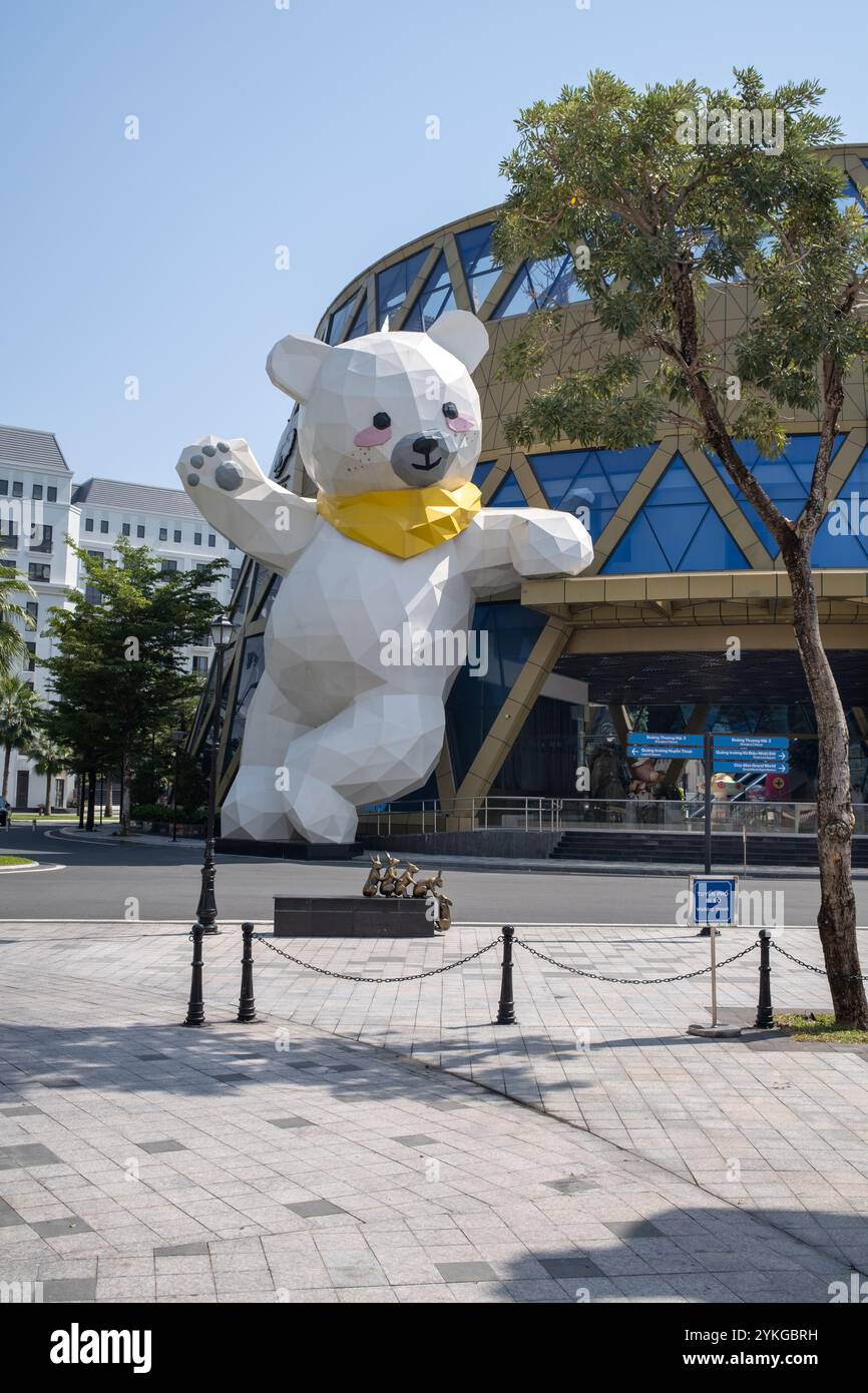 Giant Bear outside The Teddy Bear Museum at VinPearl Grand World Phu Quoc Island Vietnam Stock ...