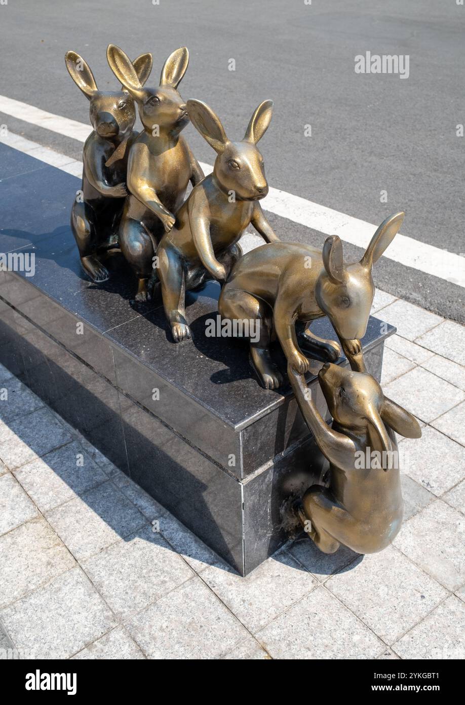 Rabbit Sculpture at VinPearl Grand World Phu Quoc Island Vietnam Stock ...