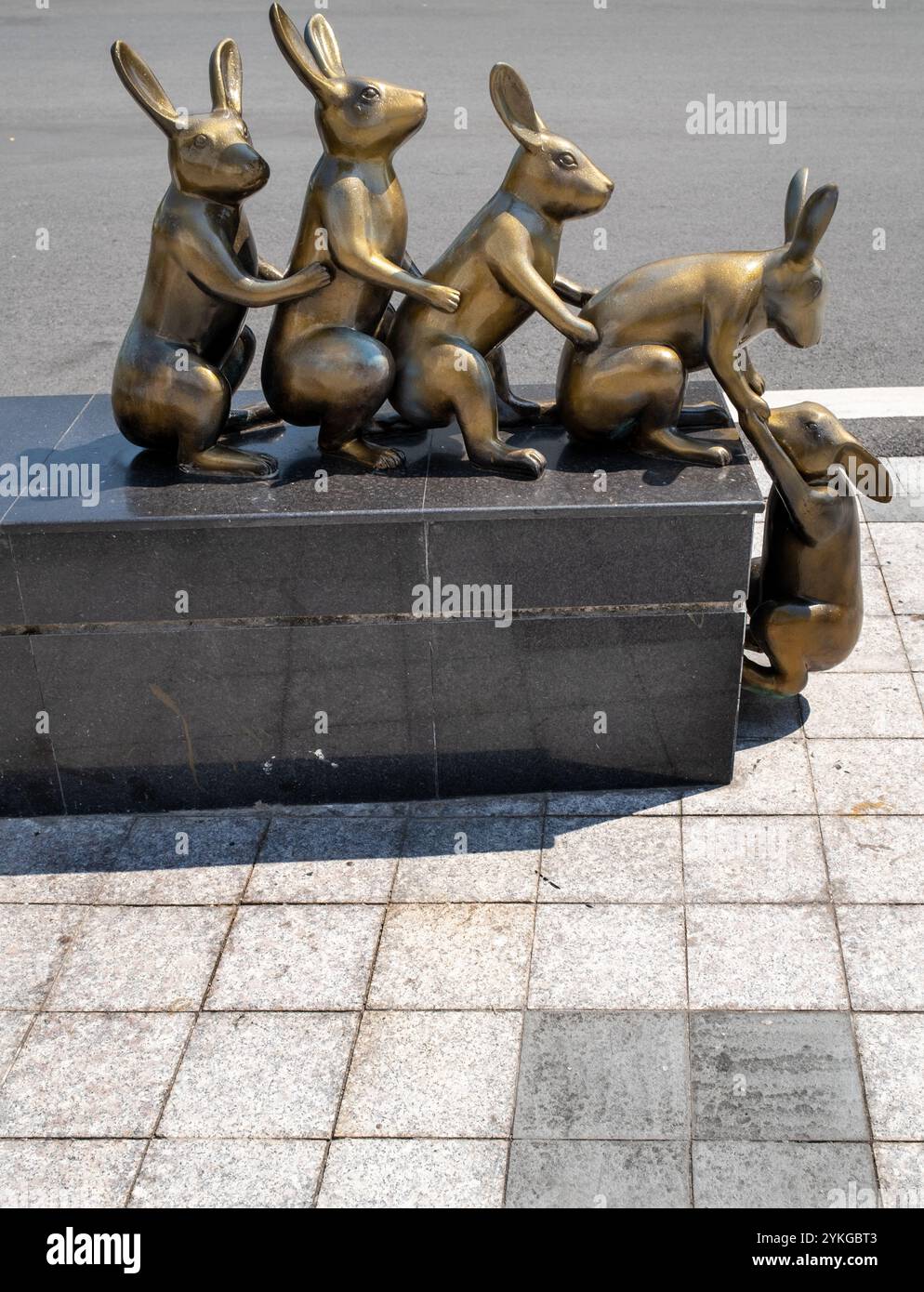 Rabbit Sculpture at VinPearl Grand World Phu Quoc Island Vietnam Stock ...