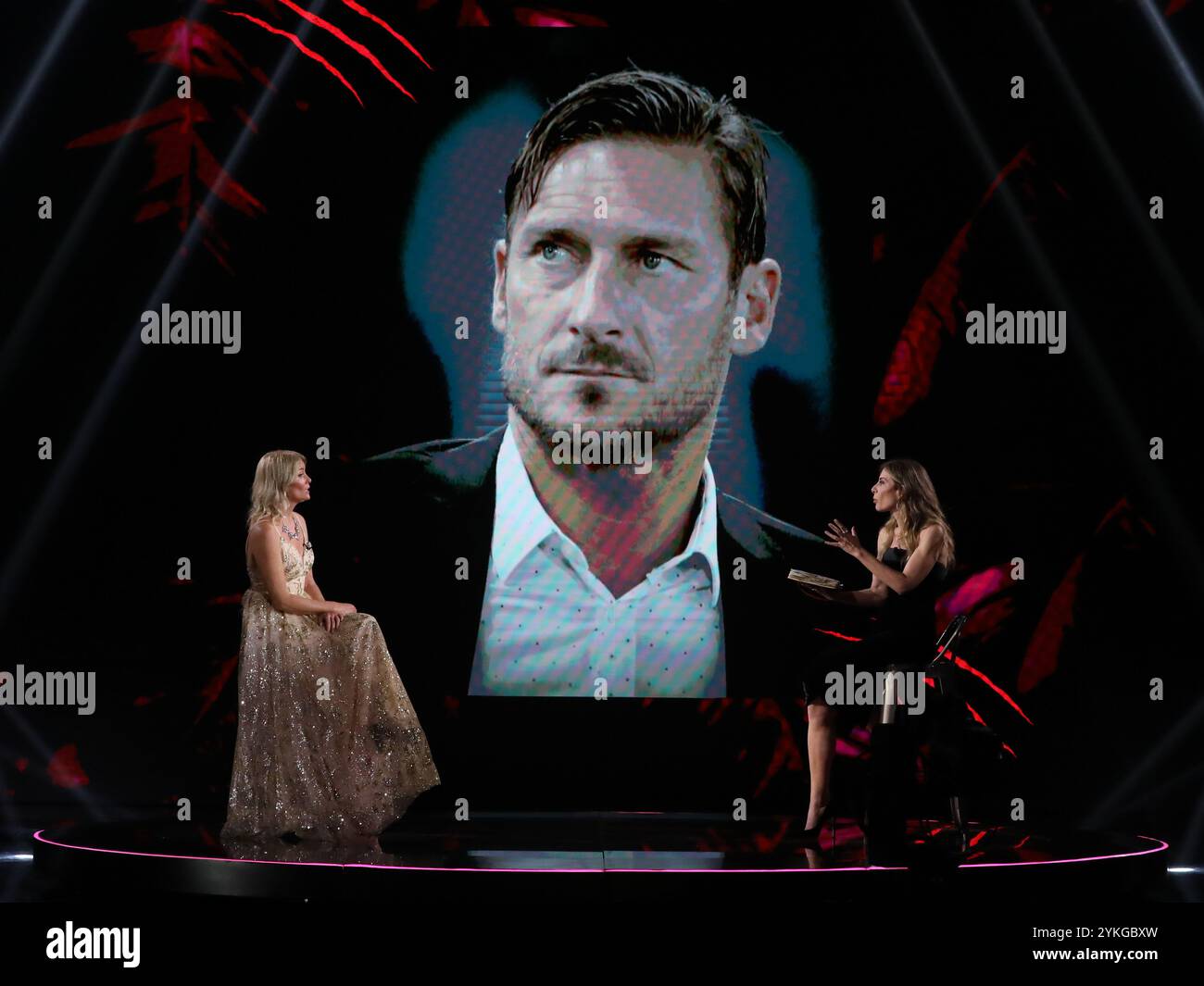 Rome, Rai studios ex Dear, TV show "Belve". In the photo: Flavia Vento ...