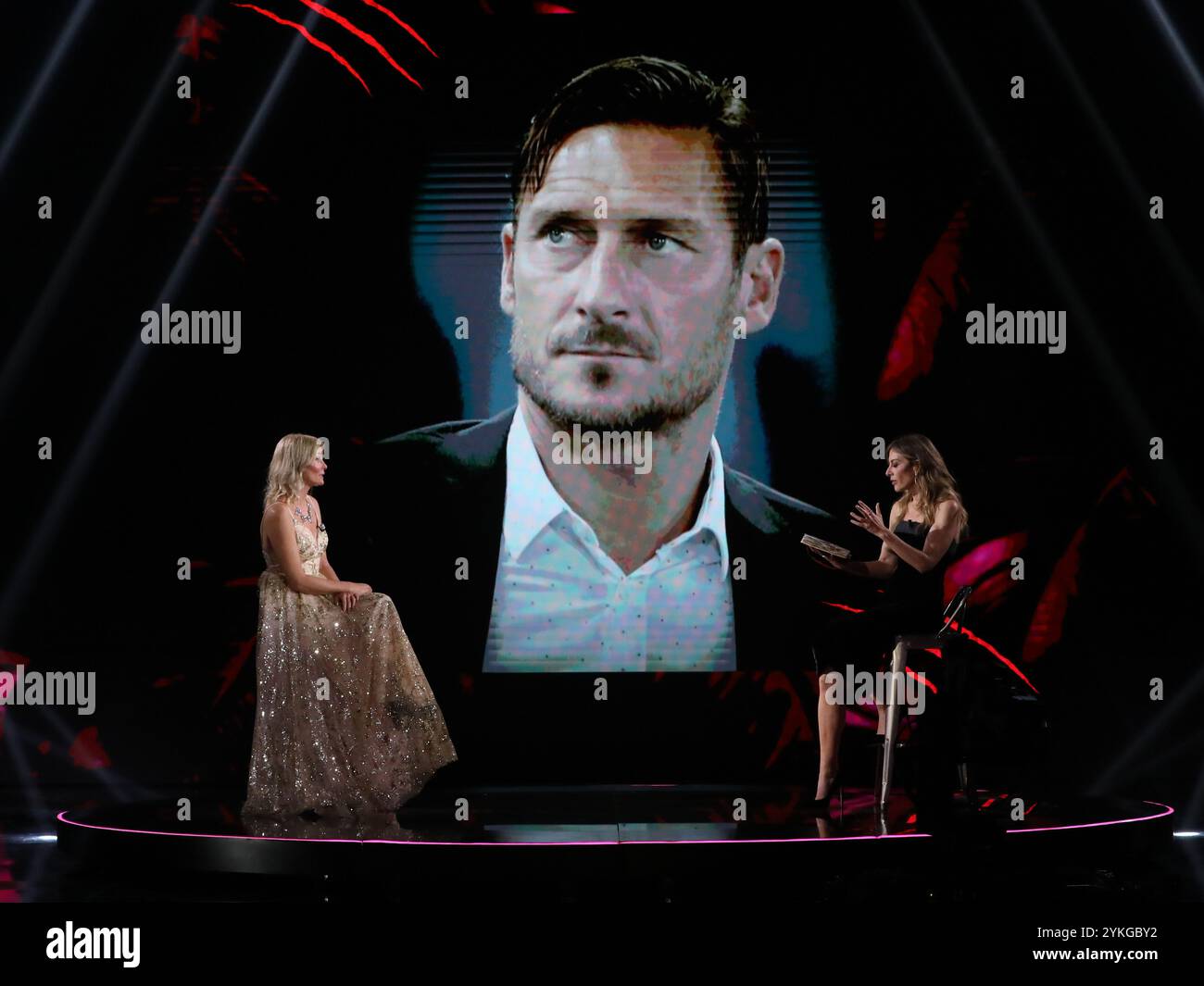 Rome, Rai studios ex Dear, TV show "Belve". In the photo: Flavia Vento ...