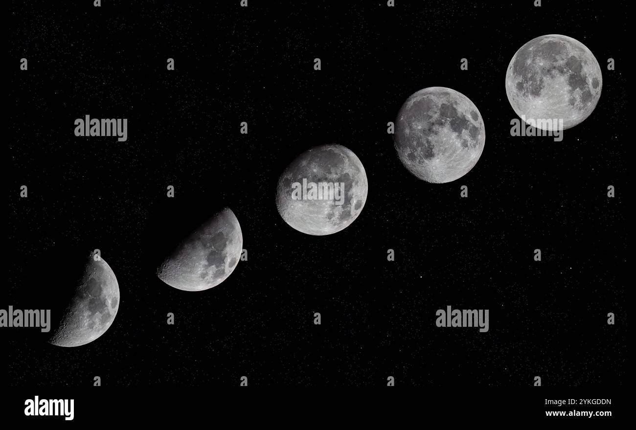 Moon phases hi-res stock photography and images - Alamy