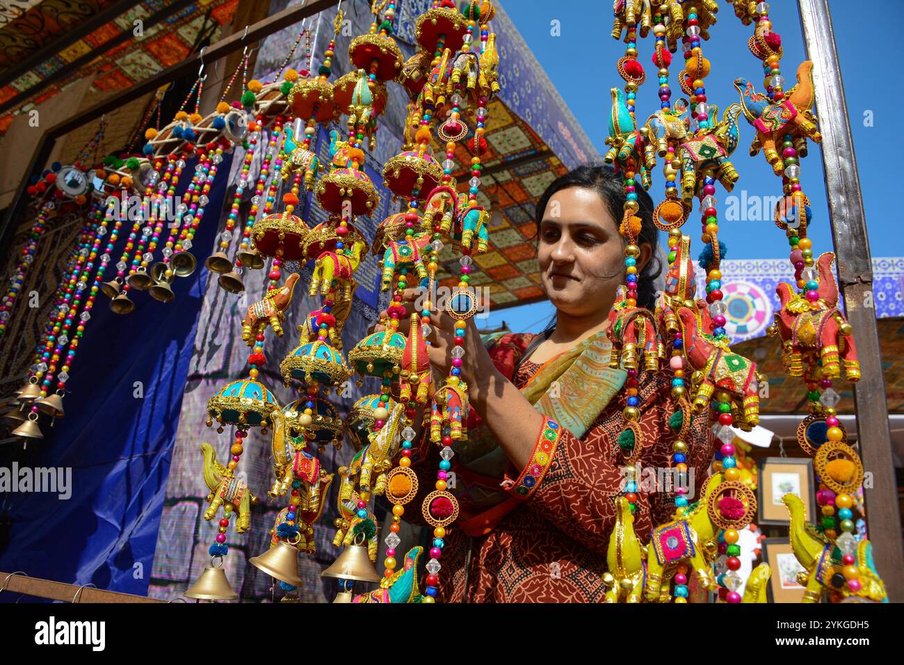 Beautiful hand-made dolls decorated with cultural clothes and ornaments ...