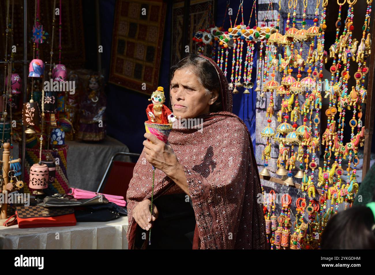 Beautiful hand-made dolls decorated with cultural clothes and ornaments ...