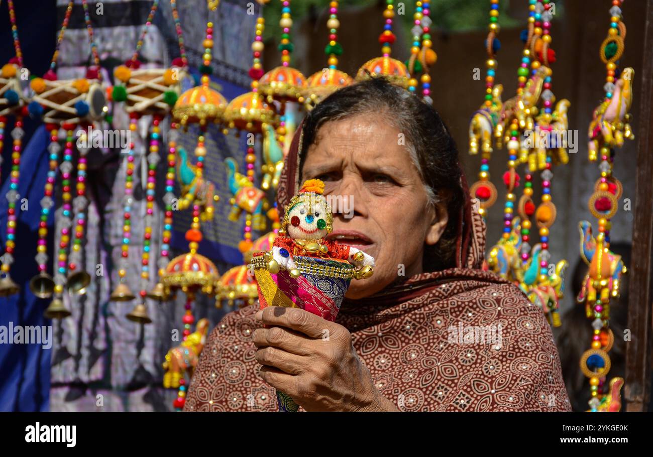 Islamabad, Pakistan. 17th Nov, 2024. Beautiful hand-made dolls ...