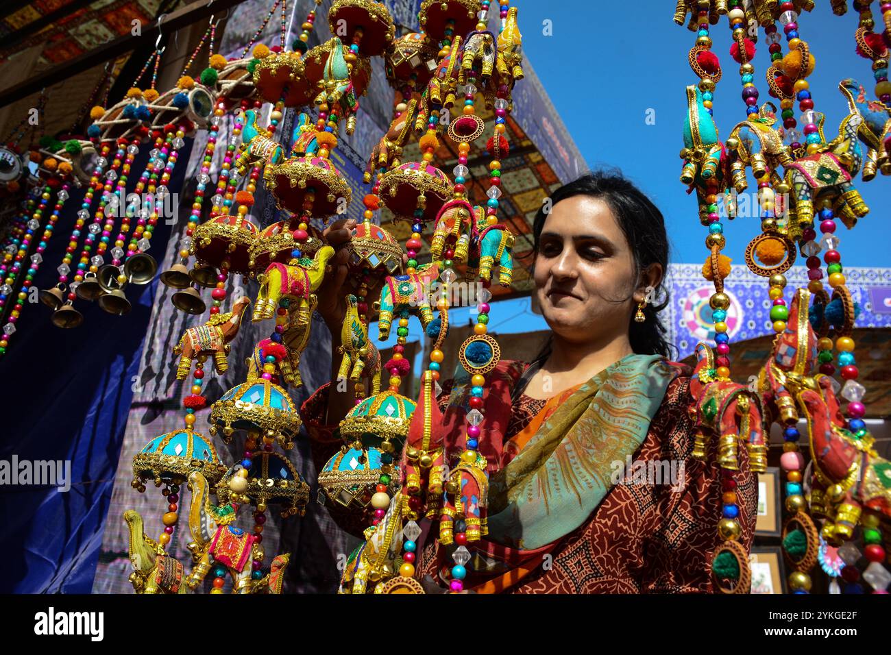 Islamabad, Pakistan. 17th Nov, 2024. Beautiful hand-made dolls ...