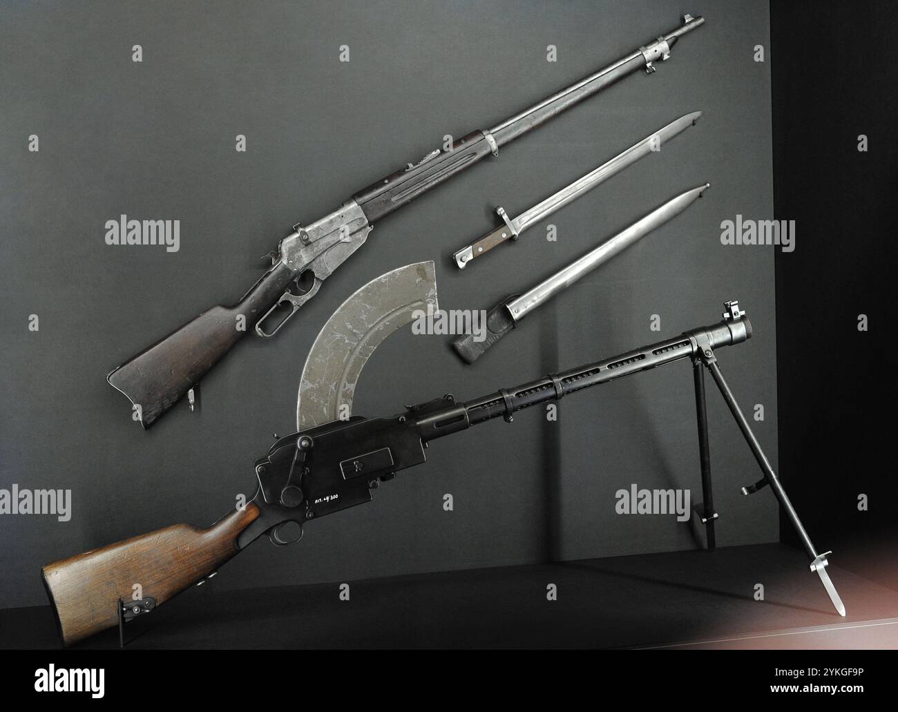 World War I (1914-1918). Latvia. From top to bottom: Winchester three ...