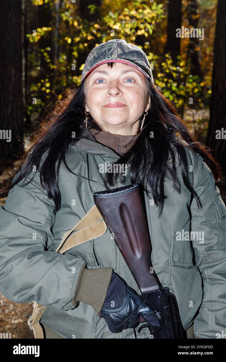 KYIV Reg., UKRAINE - Nov. 02, 2024: Military training of the female air ...