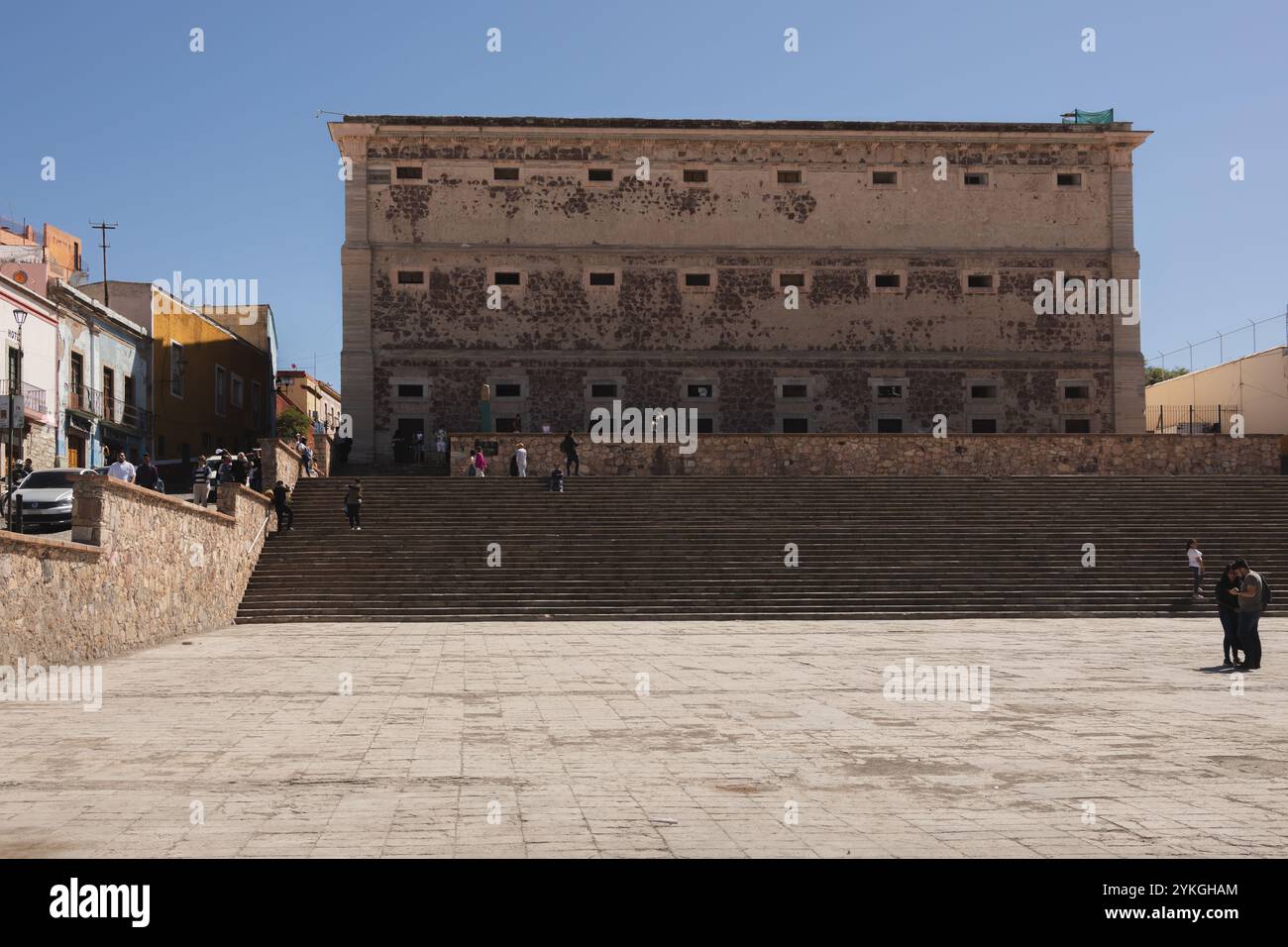 Guanajuato, Mexico - February 4, 2024: The Alhóndiga de Granaditas, an ...