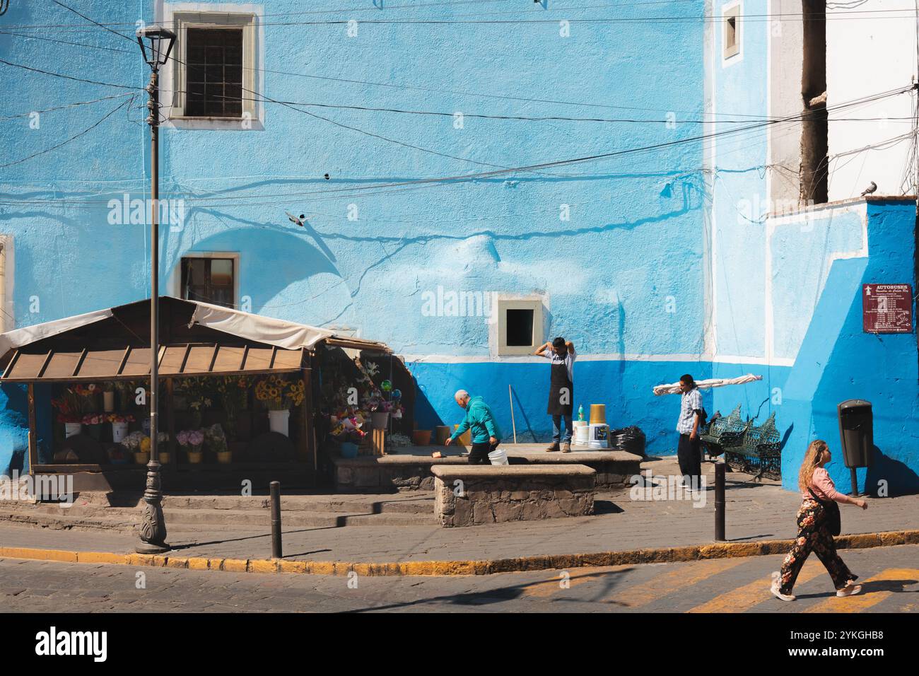 Guanajuato, Mexico - February 4, 2024: Vibrant streets of Guanajuato ...