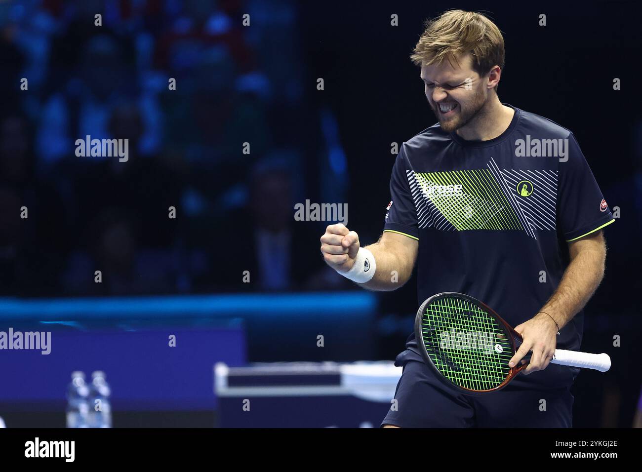 Kevin Krawietz of Germany celebrates during the Men's Doubles Final ...