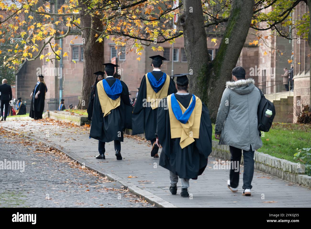 Coventry University graduation day, Coventry Cathedral, West Midlands ...