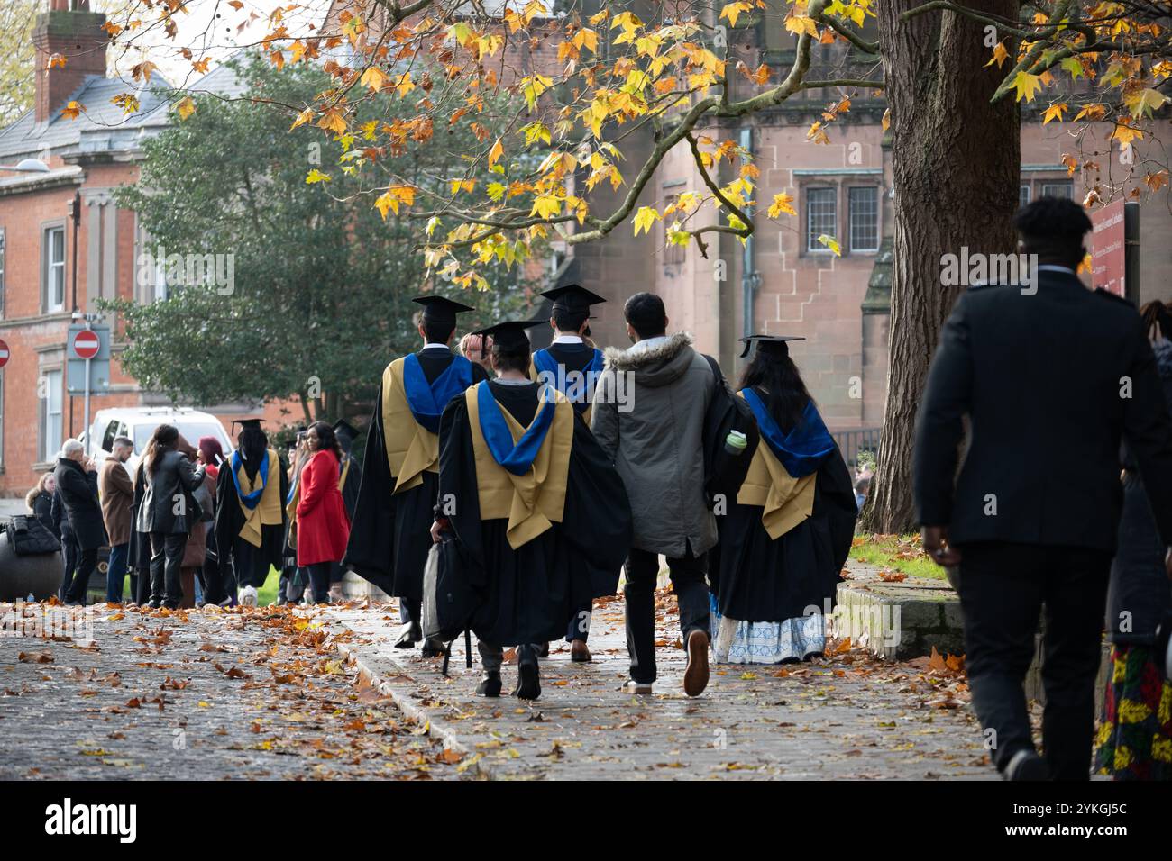 Coventry University graduation day, Coventry Cathedral, West Midlands ...