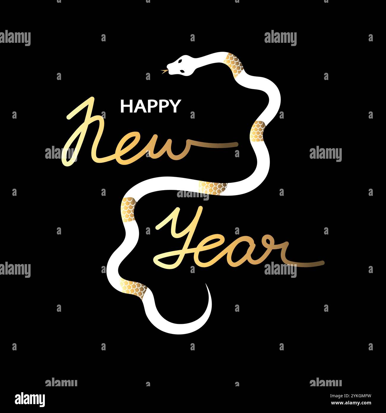 Golden 2025 lettering new Stock Vector Images - Alamy