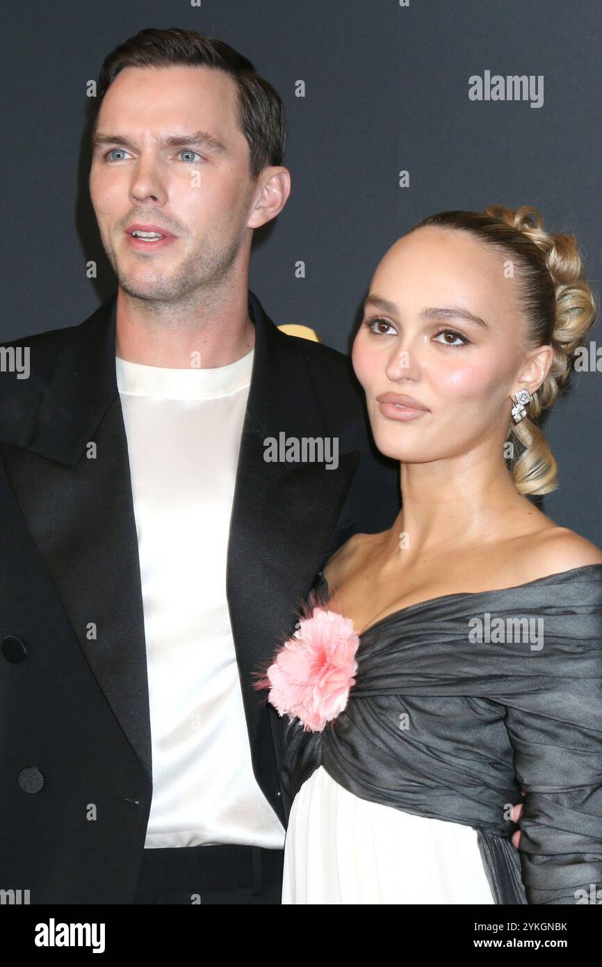 Ca 17th Nov 2024 Nicholas Hoult Lily Rose Depp At Arrivals For 15th Governors Awards Part